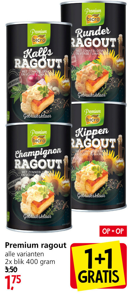 ragout folder aanbieding bij Jan Linders - details