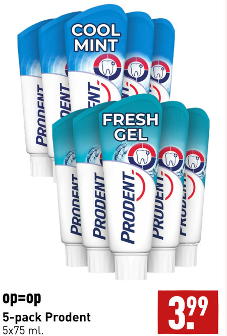 tandpasta folder aanbieding bij Aldi - details