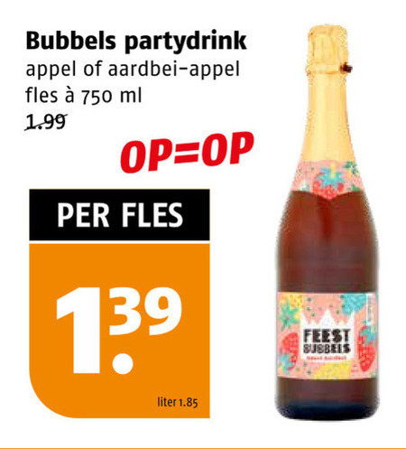 kinderchampagne folder aanbieding bij Poiesz - details