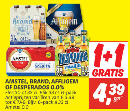 Desperados alcoholvrij bier folder aanbieding bij Dekamarkt - details