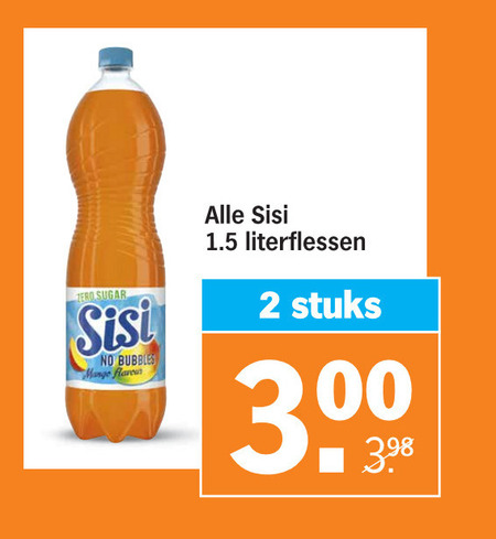 Sisi frisdrank folder aanbieding bij Albert Heijn - details