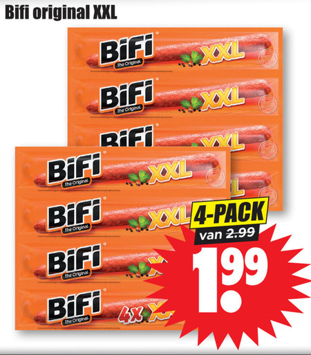 Bifi bierworstjes folder aanbieding bij Dirk - details