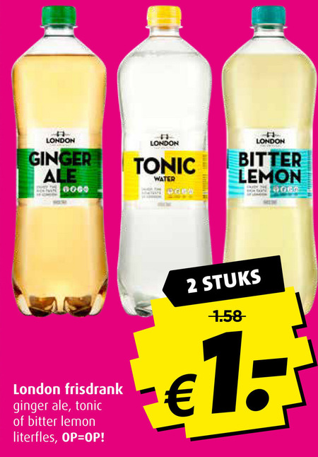 London frisdrank folder aanbieding bij Boni - details