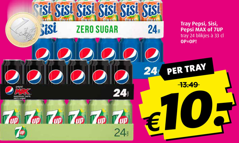 Pepsi frisdrank, cola folder aanbieding bij Boni - details