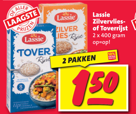 Lassie rijst folder aanbieding bij Nettorama - details