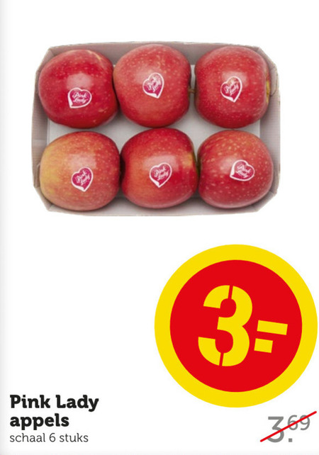 pink lady appels folder aanbieding bij Coop - details