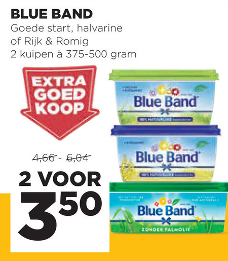 Blue Band margarine folder aanbieding bij Jumbo - details