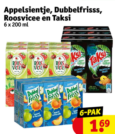 Appelsientje fruitdrank folder aanbieding bij Kruidvat - details