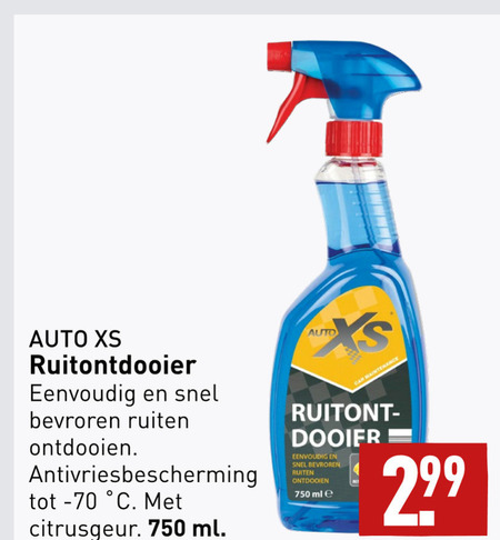 autoruit ontdooier folder aanbieding bij Aldi - details