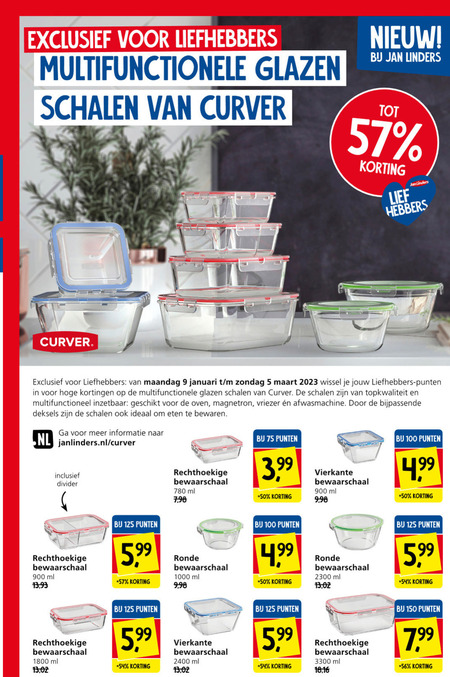 spaaraktie folder aanbieding bij Jan Linders - details