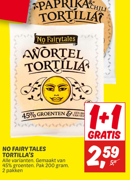 tortilla folder aanbieding bij Dekamarkt - details