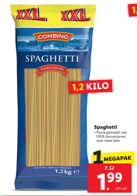 spaghetti folder aanbieding bij Lidl - details