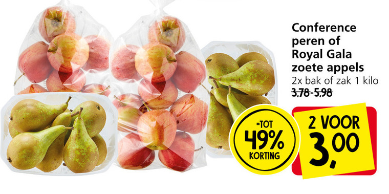 peren, royal gala appelen folder aanbieding bij Jan Linders - details