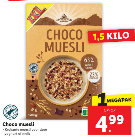 muesli folder aanbieding bij Lidl - details