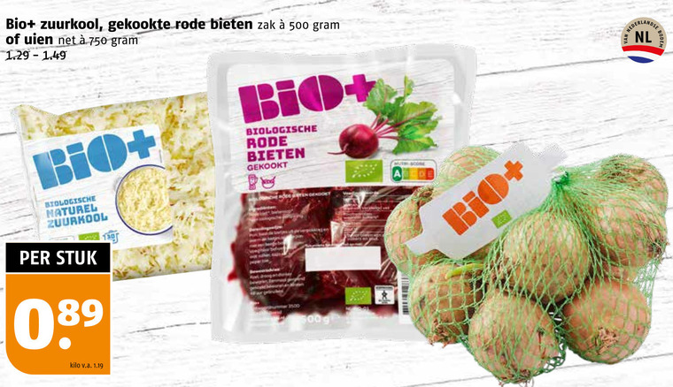 uien, zuurkool folder aanbieding bij Poiesz - details