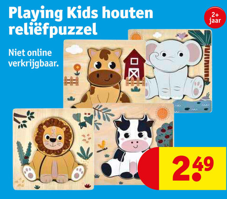 houten puzzel folder aanbieding bij Kruidvat - details