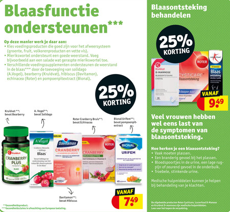 voedingssupplement folder aanbieding bij Kruidvat - details