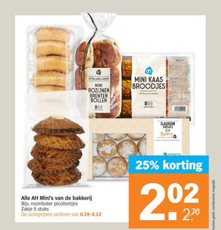 krentenbol, broodjes folder aanbieding bij Albert Heijn - details