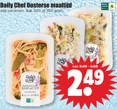 Daily Chef oosterse maaltijd folder aanbieding bij Dirk - details