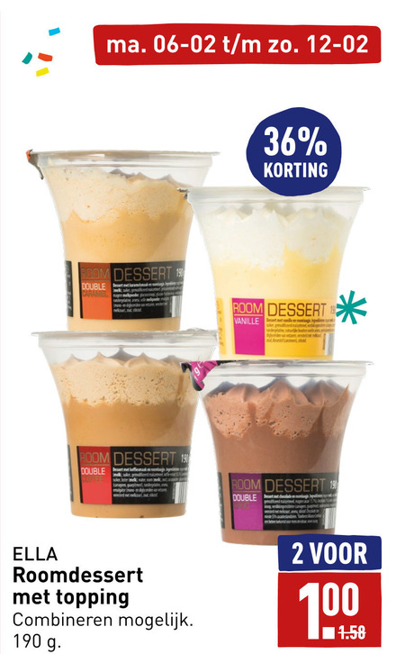 toetje folder aanbieding bij Aldi - details