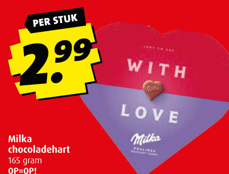 Milka chocolade folder aanbieding bij Boni - details