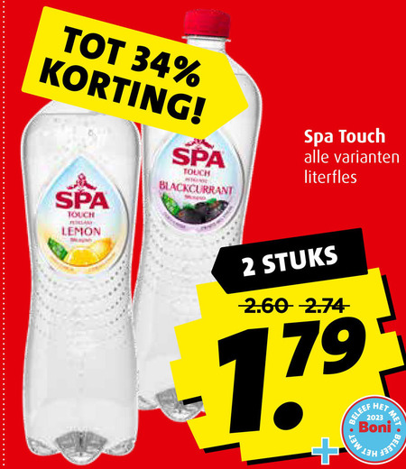 Spa en Fruit fruitdrank folder aanbieding bij Boni - details