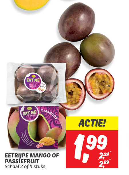 mango, passievrucht folder aanbieding bij Dekamarkt - details