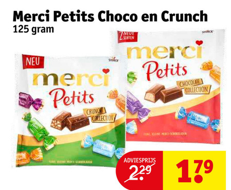 Merci chocolade folder aanbieding bij Kruidvat - details