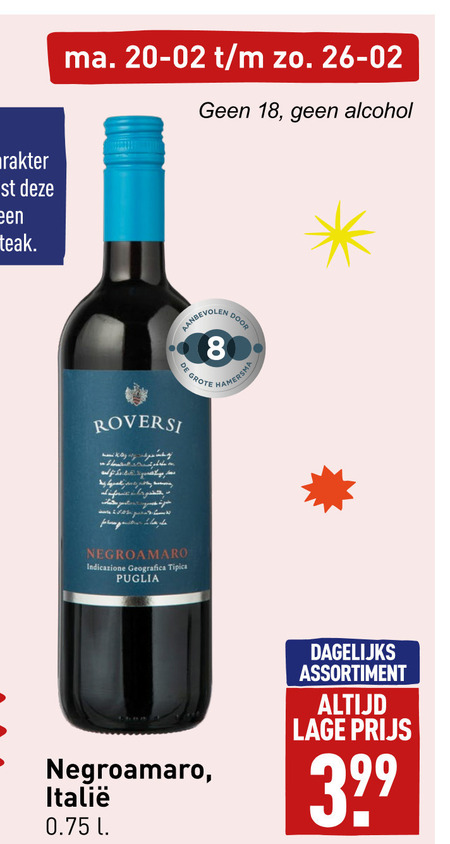 rode wijn folder aanbieding bij Aldi - details
