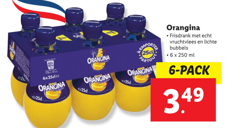 Orangina frisdrank folder aanbieding bij Lidl - details