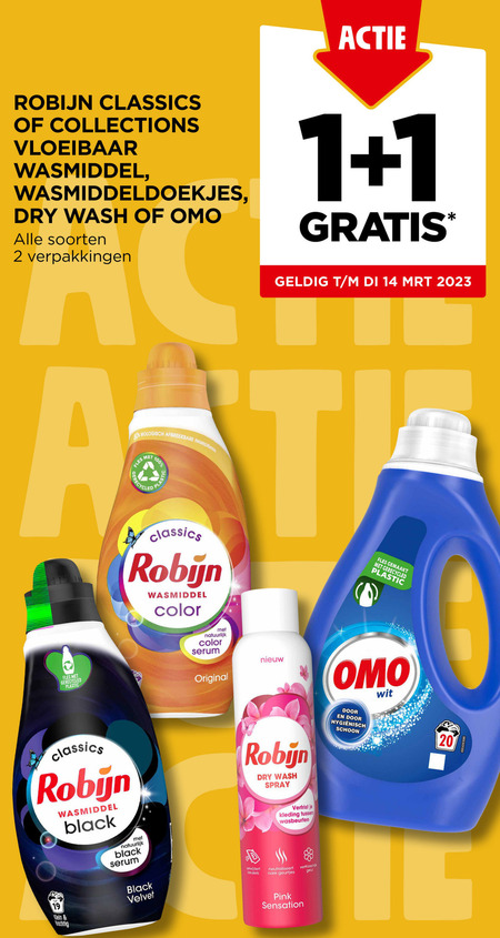Robijn wasmiddel folder aanbieding bij Jumbo - details