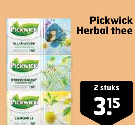 Pickwick thee folder aanbieding bij Trekpleister - details