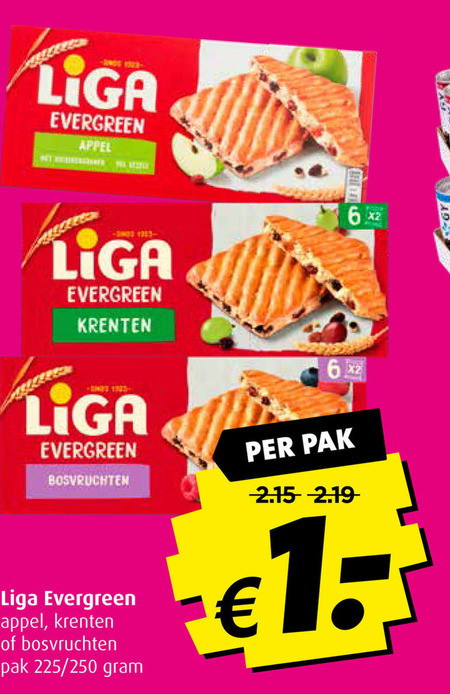 Liga fruitbiscuit folder aanbieding bij Boni - details