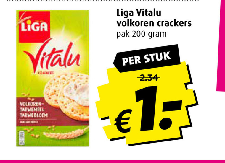 Vitalu crackers folder aanbieding bij Boni - details