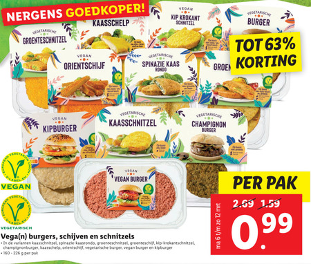 Chef Select and You vegetarisch folder aanbieding bij Lidl - details