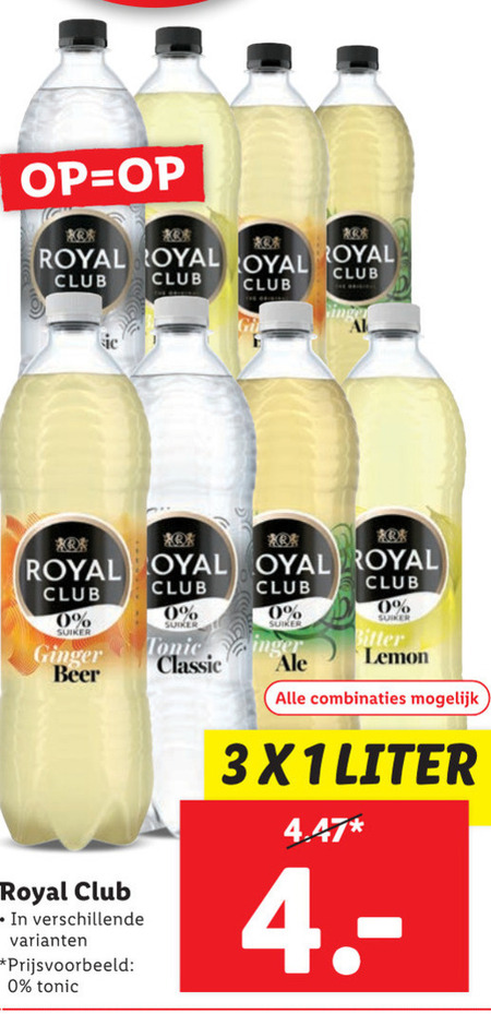 Royal Club frisdrank folder aanbieding bij Lidl - details