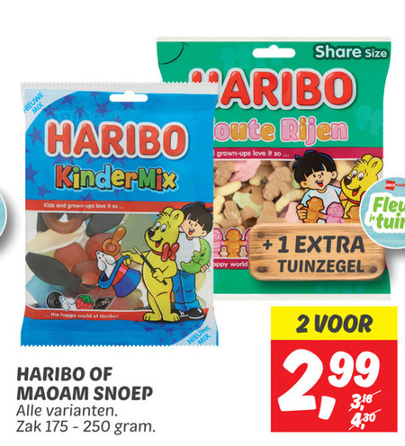 Haribo snoep folder aanbieding bij Dekamarkt - details