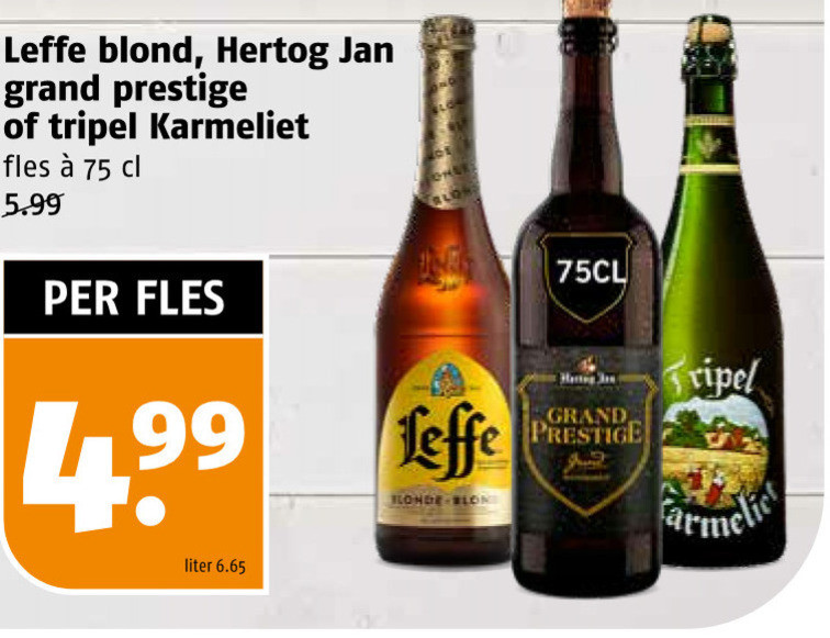 Leffe speciaalbier folder aanbieding bij Poiesz - details