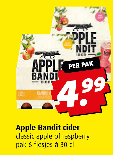 Apple bandit appelcider folder aanbieding bij Boni - details