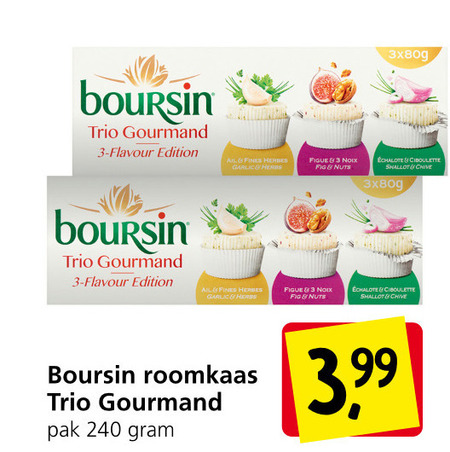 Boursin roomkaas folder aanbieding bij Jan Linders - details