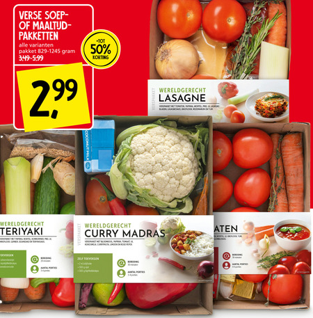groentenpakket folder aanbieding bij Jan Linders - details