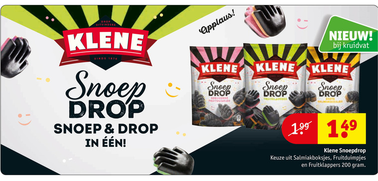 Klene drop folder aanbieding bij Kruidvat - details