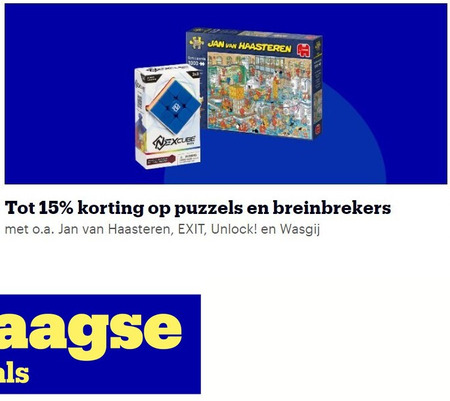 legpuzzel folder aanbieding bij Bol.com - details