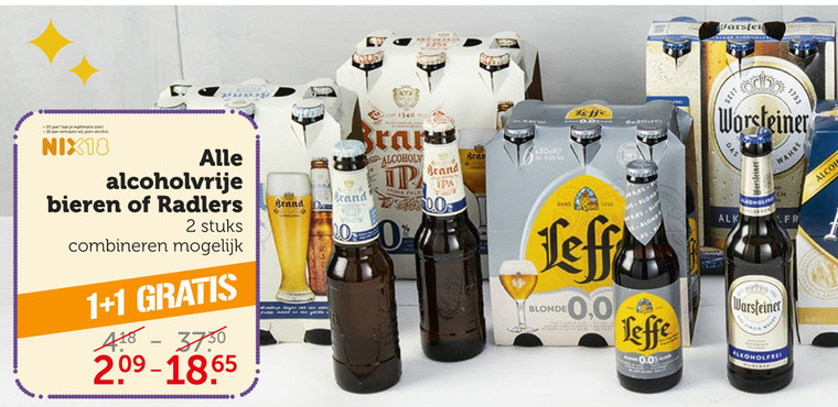 Alle merken blikje bier, alcoholvrij bier folder aanbieding bij Coop ...
