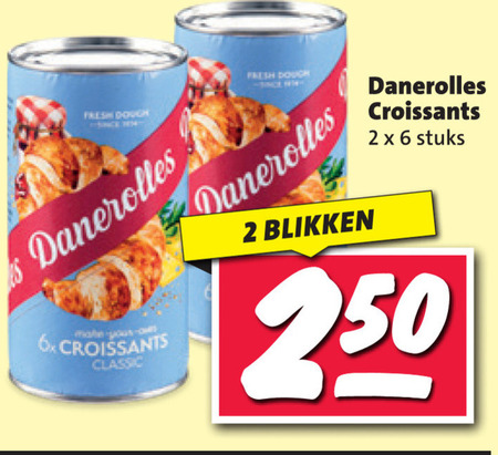Danerolles croissantdeeg folder aanbieding bij Nettorama - details