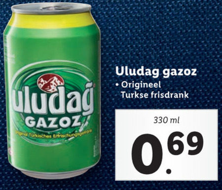 Uludag Gazoz frisdrank folder aanbieding bij Lidl - details