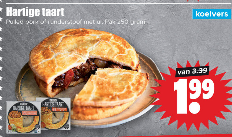 quiche folder aanbieding bij Dirk - details