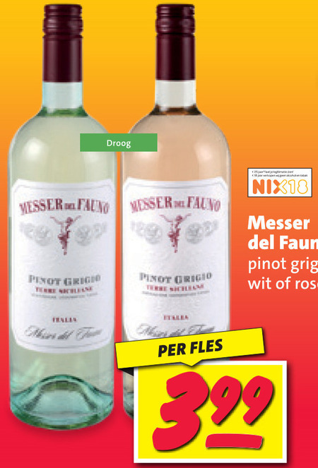 witte wijn folder aanbieding bij Nettorama - details