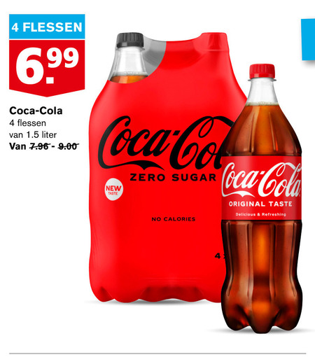Coca-Cola cola folder aanbieding bij Hoogvliet - details