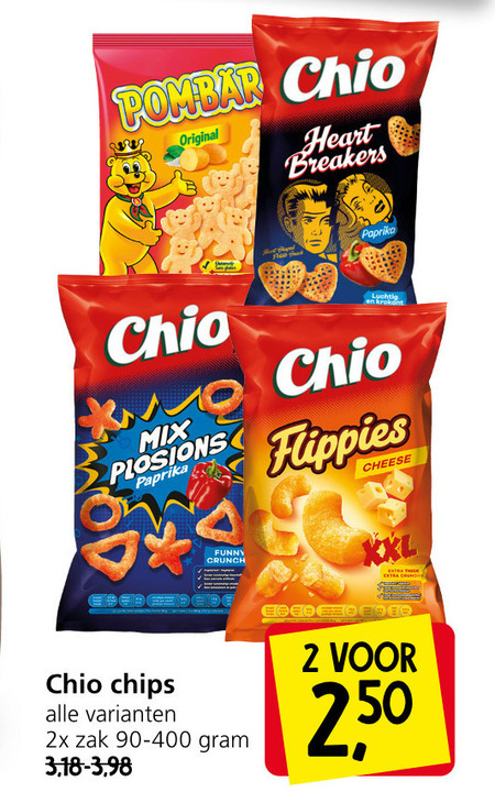 Chio chips, zoutje folder aanbieding bij Jan Linders - details